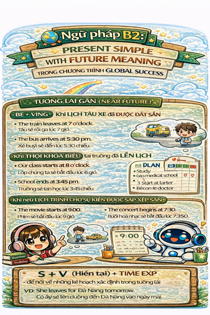 Ngữ pháp B2: PRESENT SIMPLE WITH FUTURE MEANING – HIỆN TẠI ĐƠN MANG Ý ...